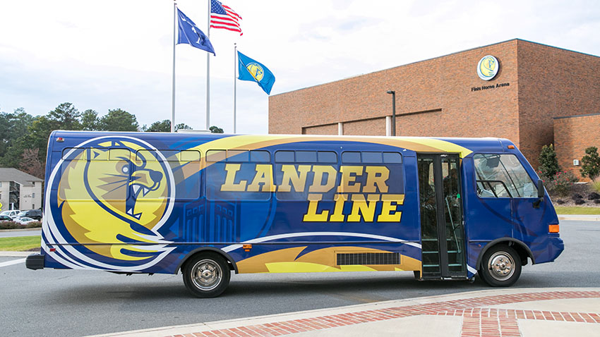Lander University launches the Lander Line shuttle service for students