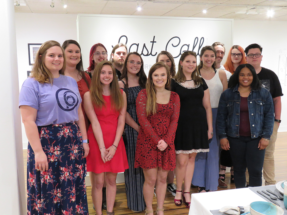 Lander seniors display final works at year’s last art show