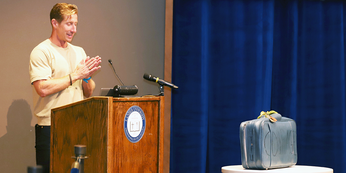 Lander Alumnus Cameron Dorn Races to Success with Suitcase Full of Courage